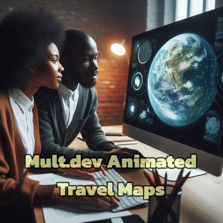 Mult.dev Animated Travel Maps: Dê vida a suas viagens